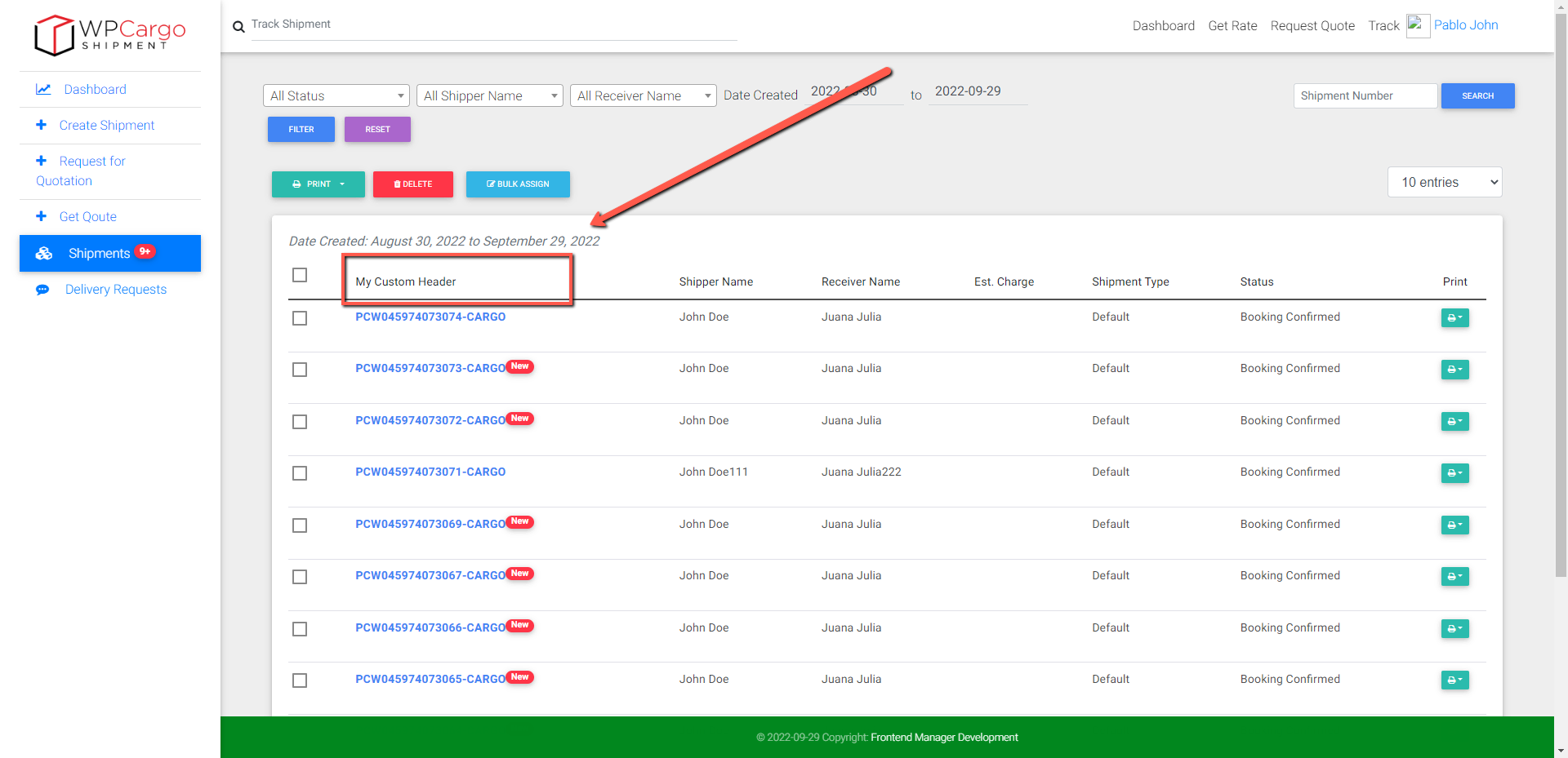 wpcfe_shipment_before_tracking_number_header - WPCargo